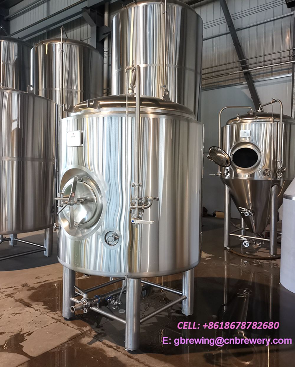 120HL Beer fermenters and bright beer tanks delivery to Canada / North ...