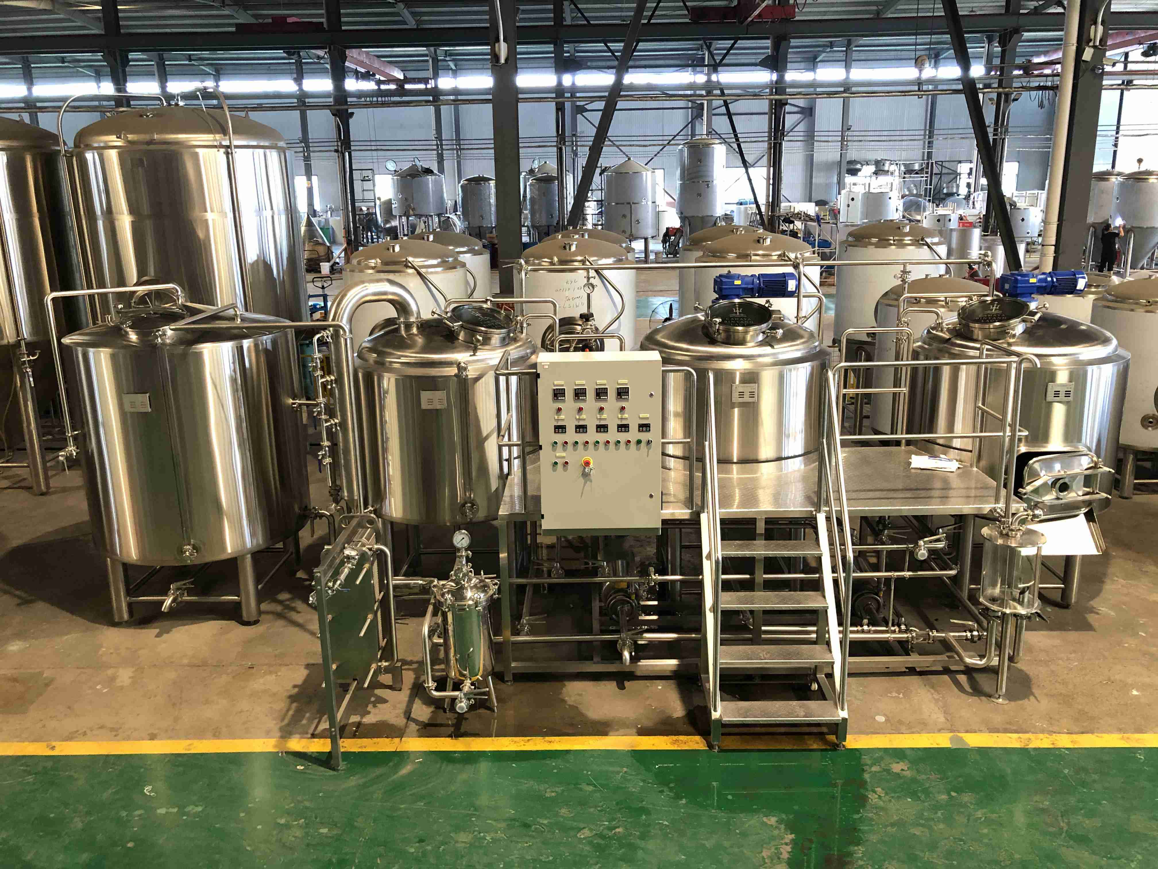 1000L Craft Brewery Equipment Brewhouse Layout / Tiantai Blog ...