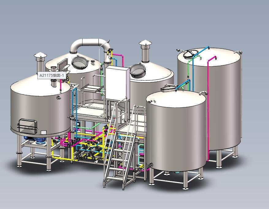 3D Drawings Designed for Brewery System from Tiantai / Tiantai Blog ...